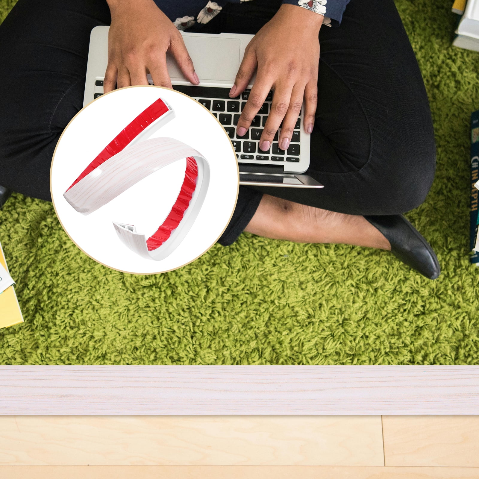 HEMOTON WORGEOUS Carpet Floor Transition Strip Threshold DIY Edging ...