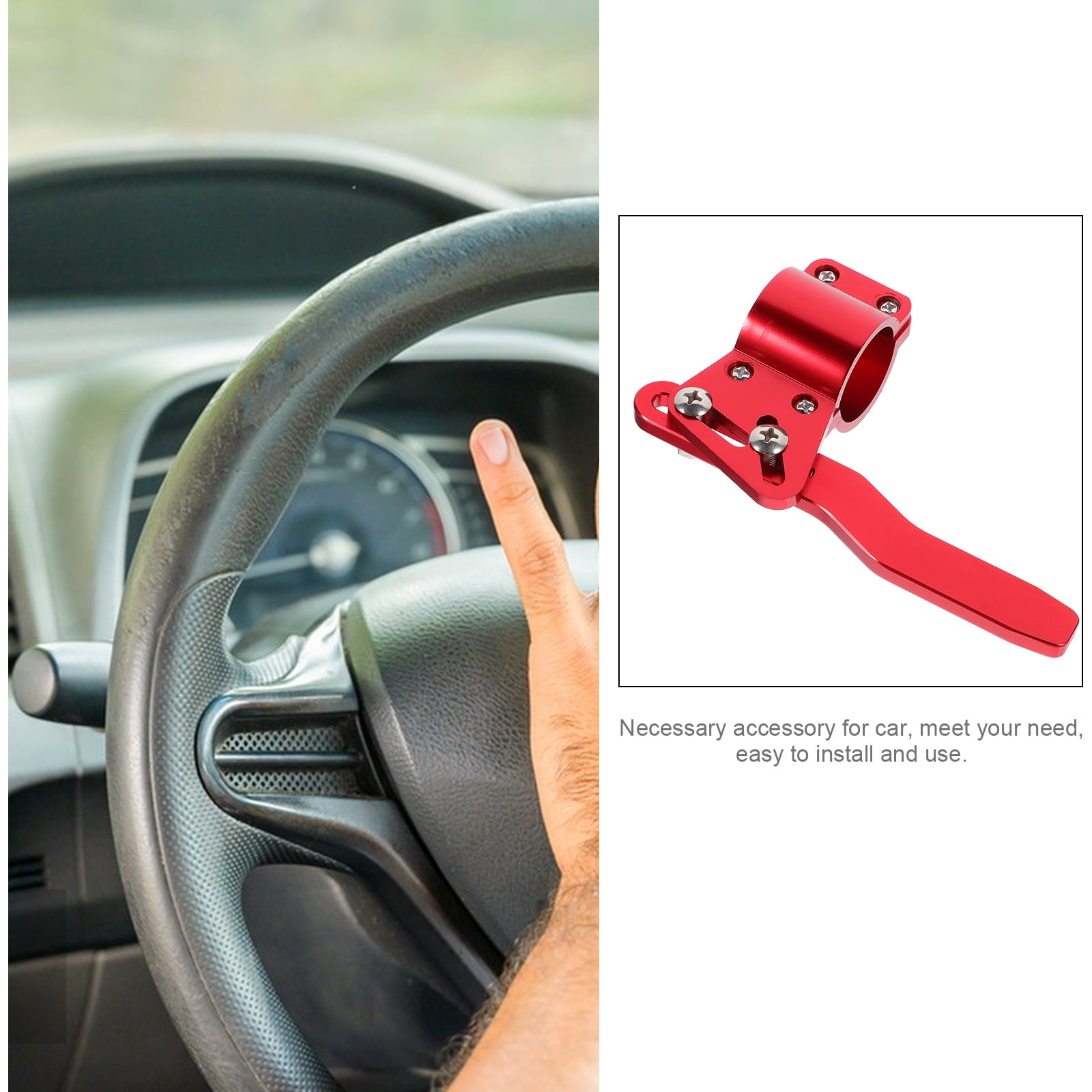 DIAEDGE Signal Pole Extension Lever Car Steering Wheel Lever Pole Car ...
