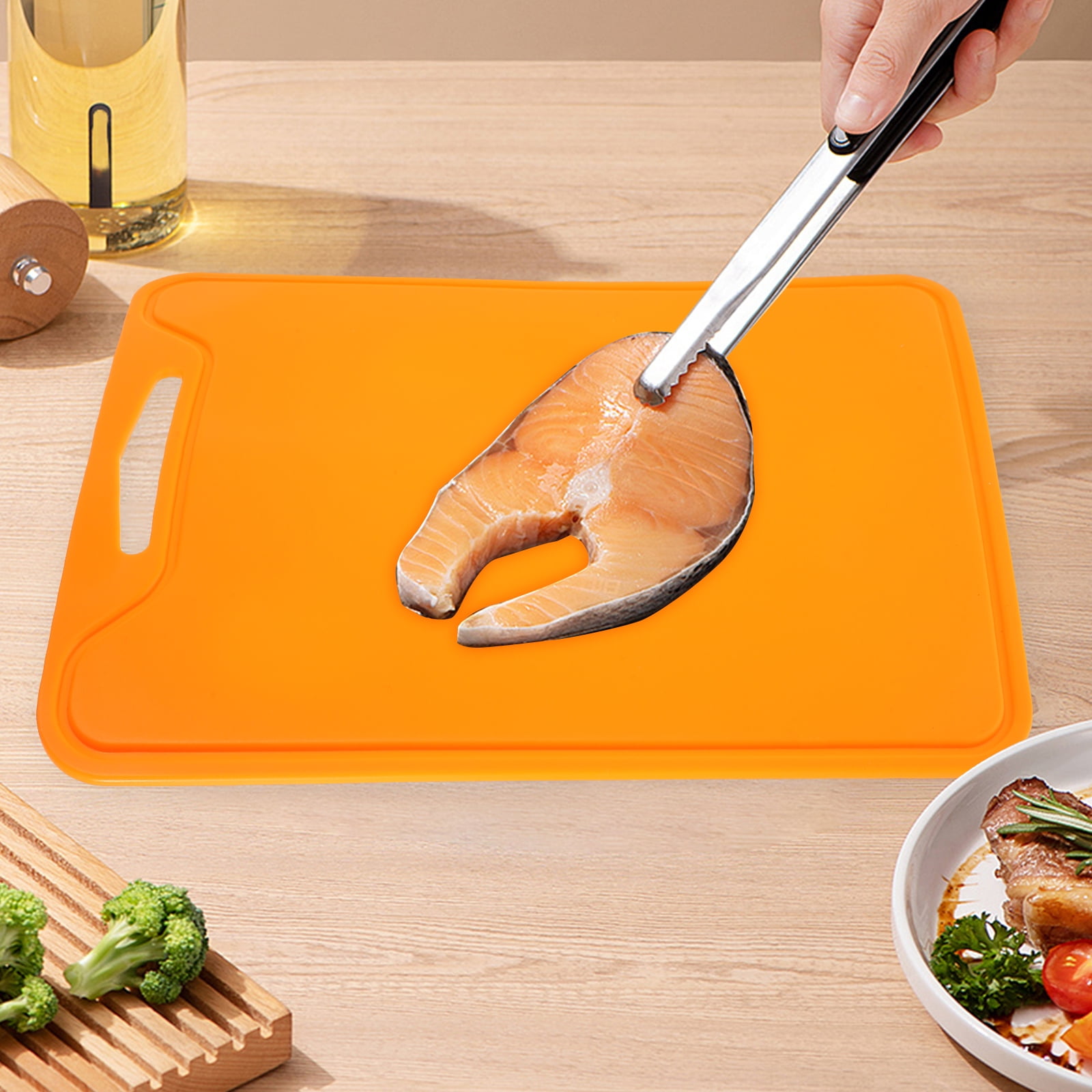 DIAEDGE Silicone Cutting Board Portable Foldable Flexible Cutting Board ...