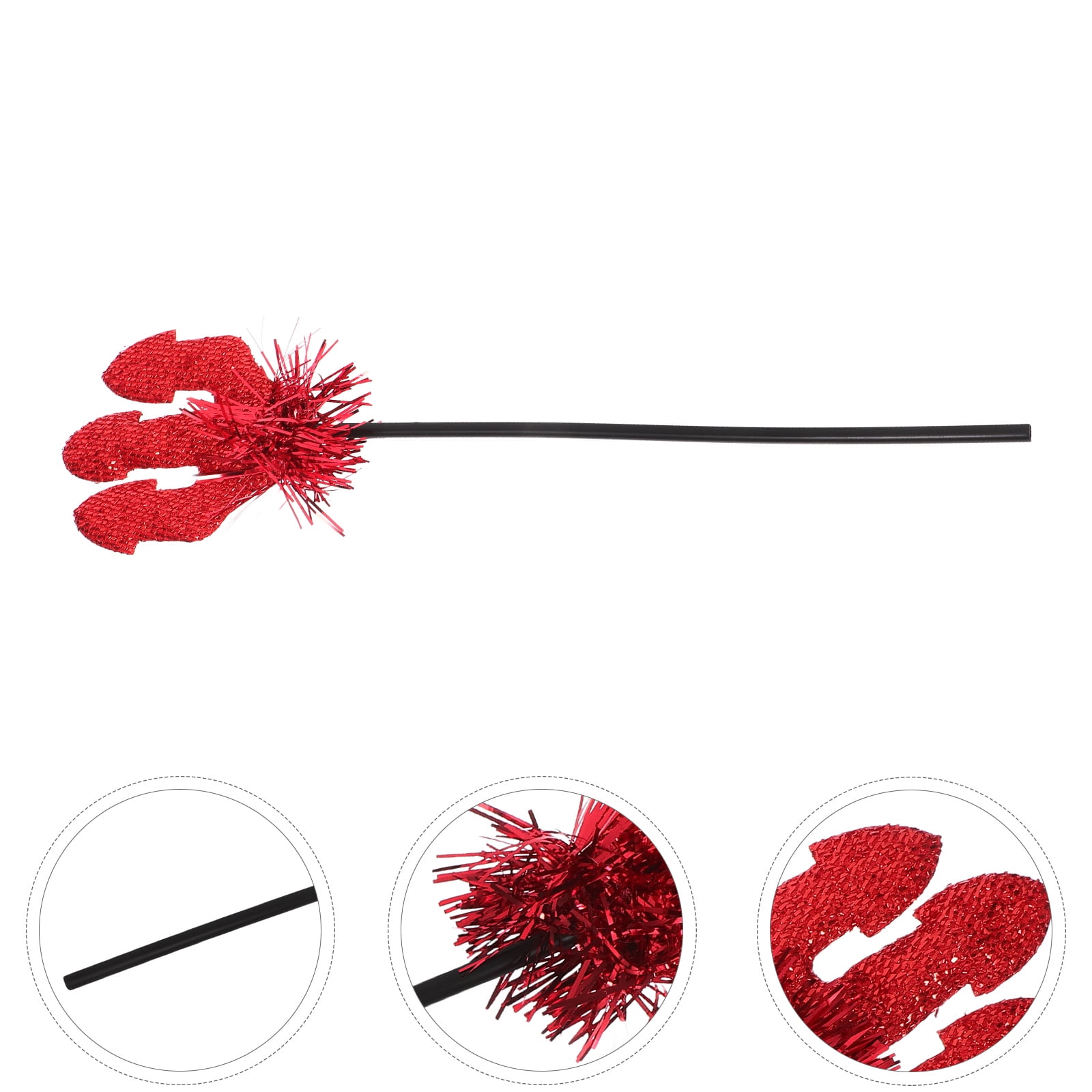 DIAEDGE Simulation Devil Cosplay Pitch Fork Demon Prop Pitch Fork ...