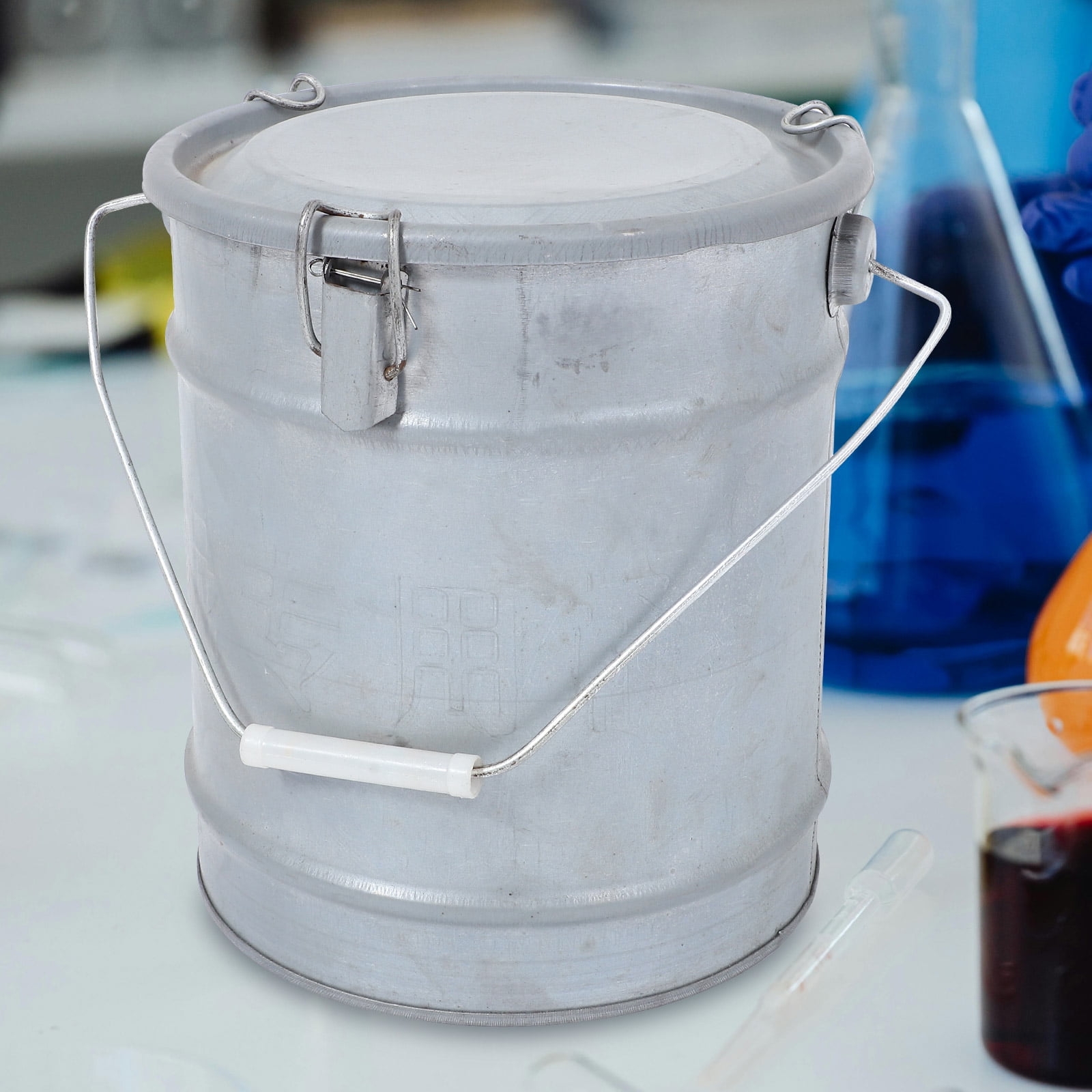 DIAEDGE Soil Sampling Box Sampling Bucket Metal Sample Container ...