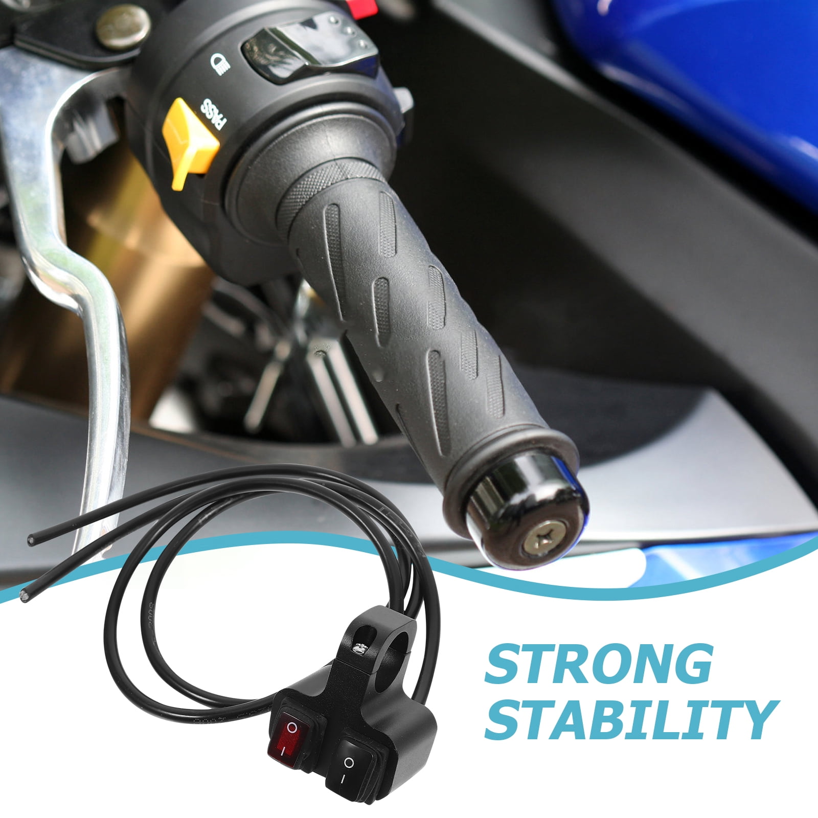 DIAEDGE Spotlight Switch 12v Motorcycle Switch Control Spotlight ...