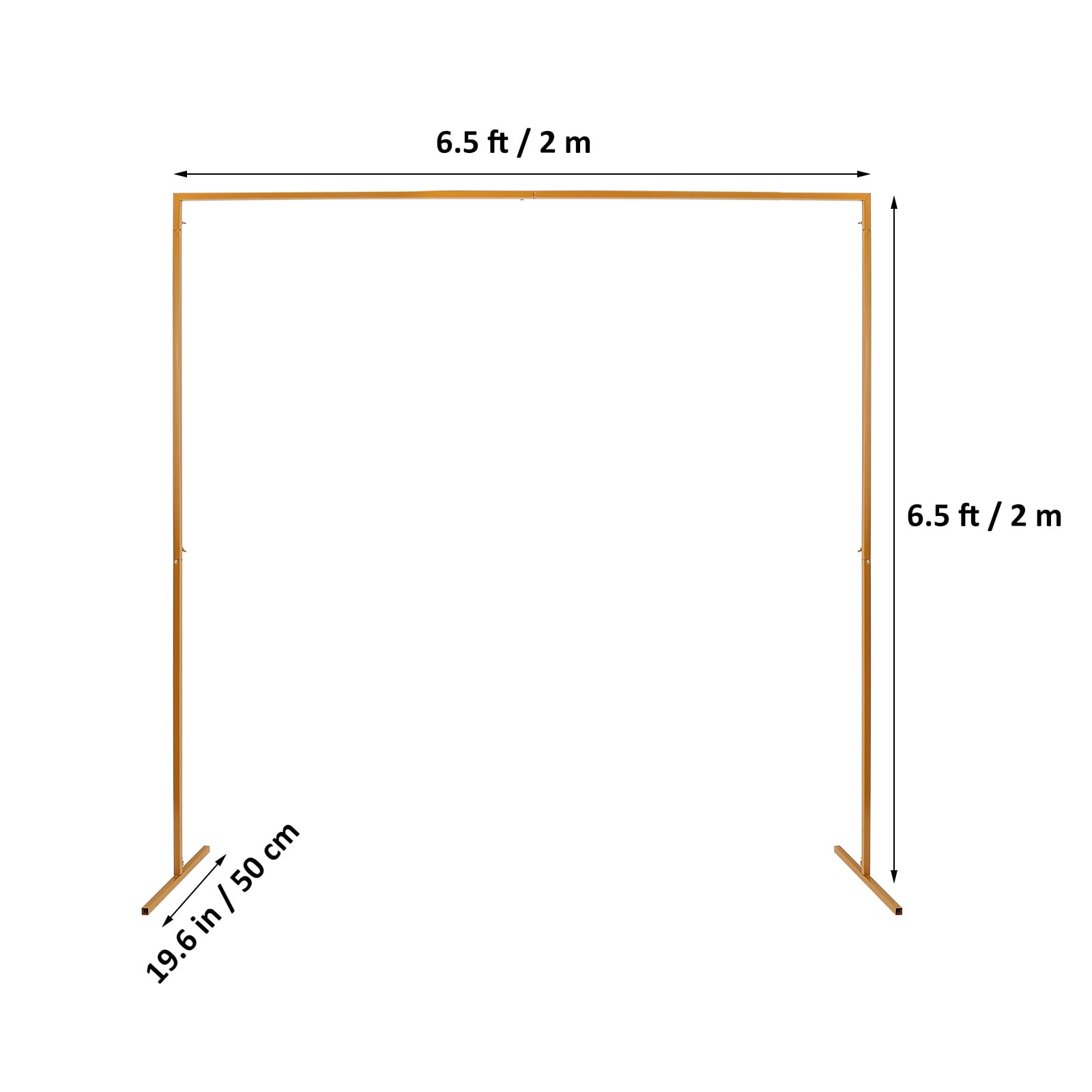 DIAEDGE Square Backdrop Stand Balloon Arch Stand Wedding Arch Frame ...