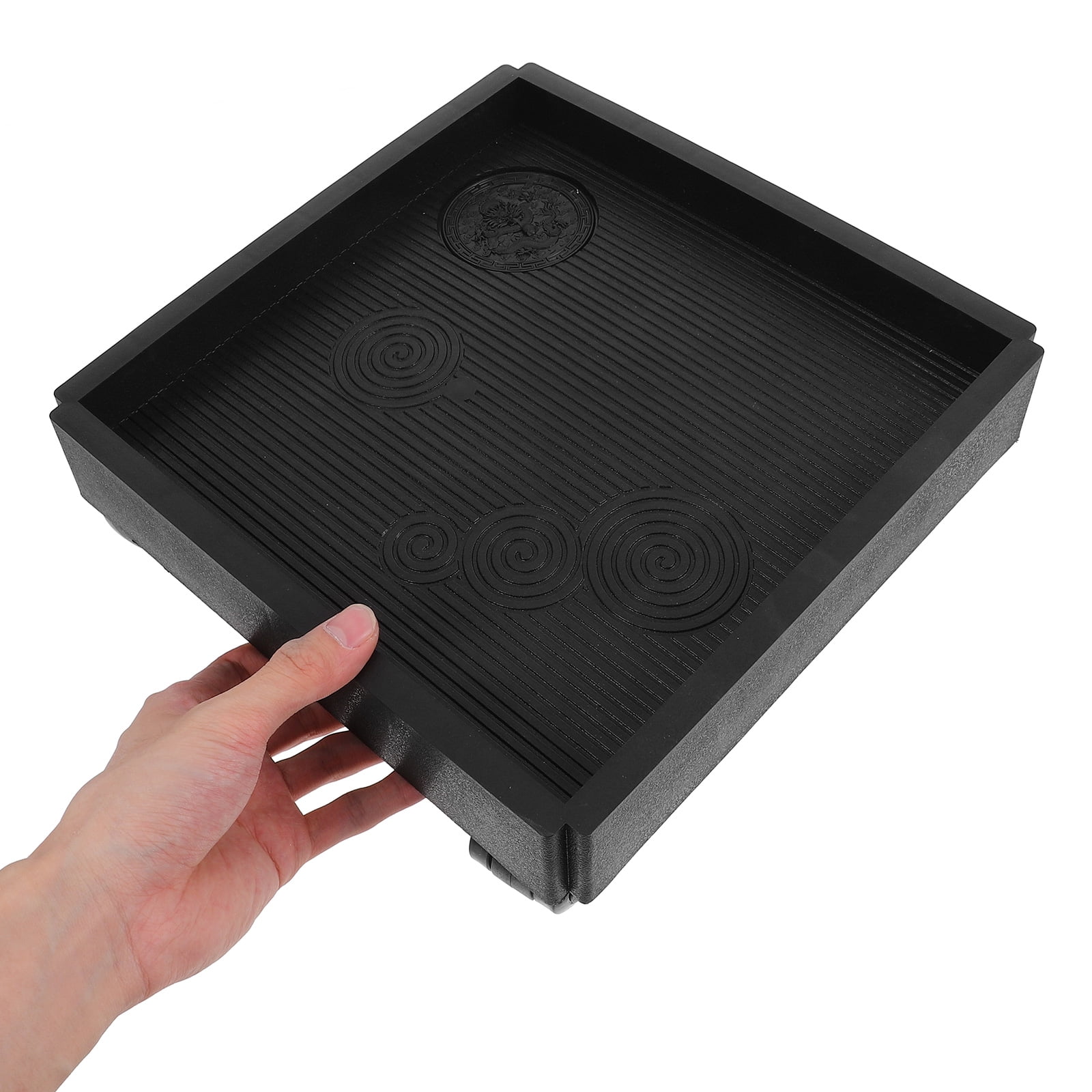 DIAEDGE Square Plant Stand With Wheels 10 Inch Movable Planter Roller ...