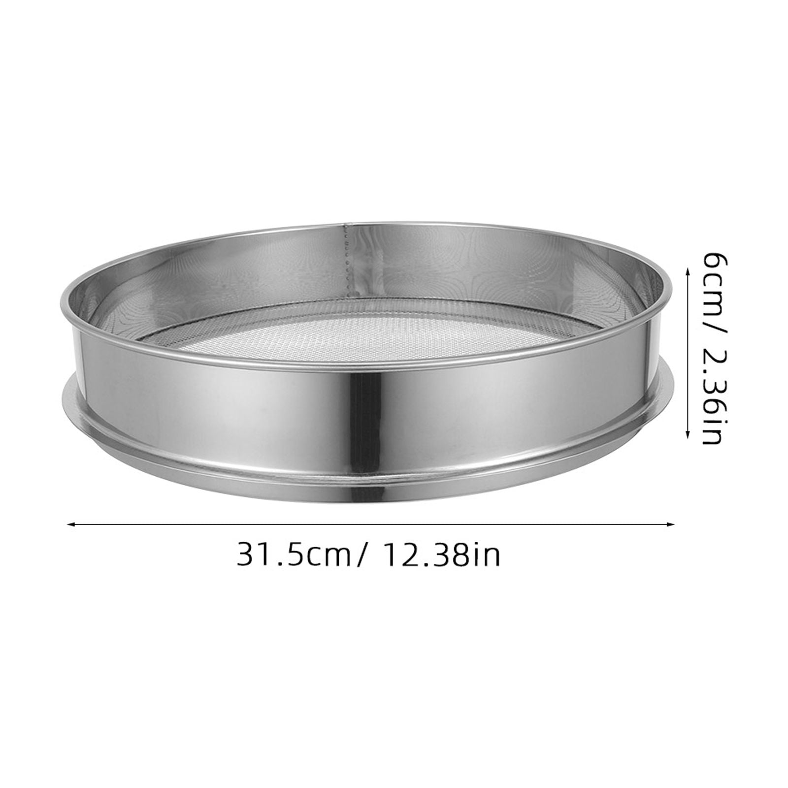 DIAEDGE Stainless Steel Soil Sifter Garden Manual Soil Sieve Gardening ...