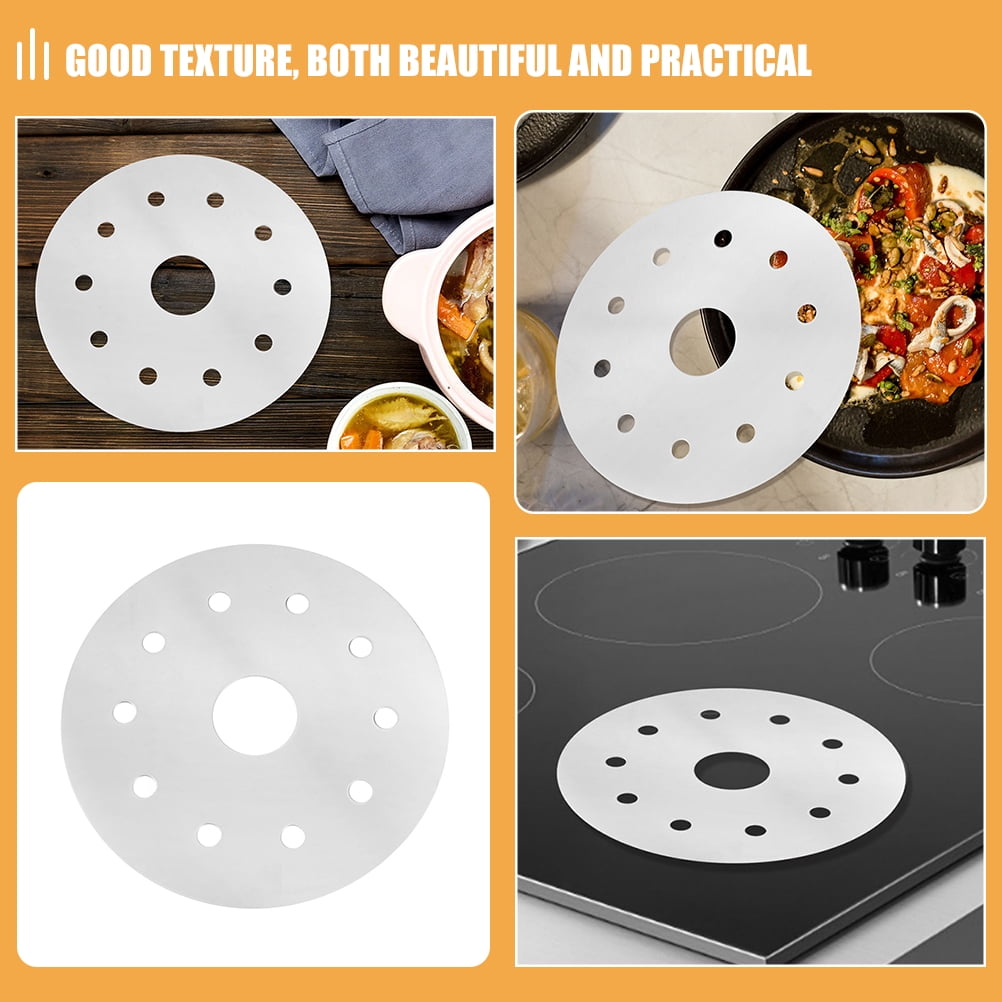 DIAEDGE Thermal Guide Plate Heat Diffuser Stainless Steel Cookware ...
