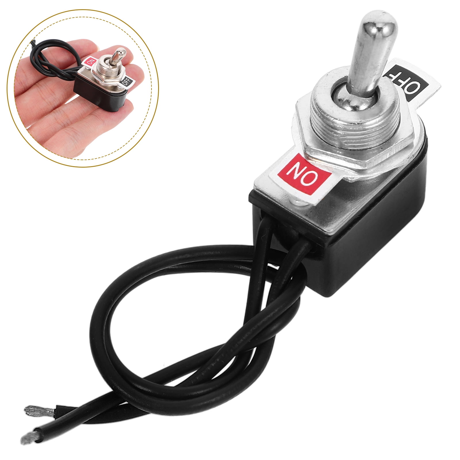 DIAEDGE Toggle Switch Replacement Auto Toggle Switch 2-pin Car Rocker ...