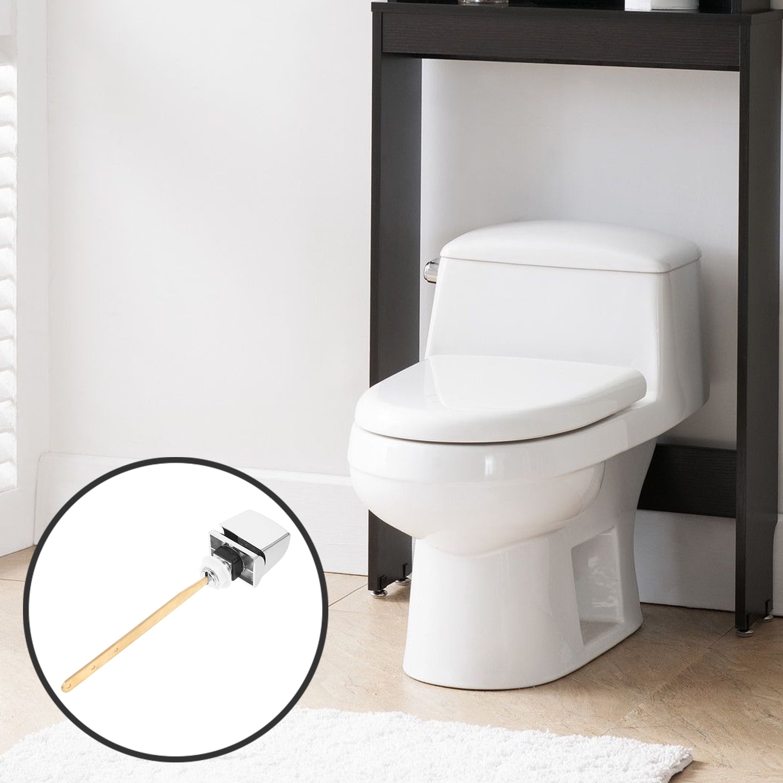 DIAEDGE Toilet Flush Handle Toilet Tank Fitting Rod Toilet Tank Button ...