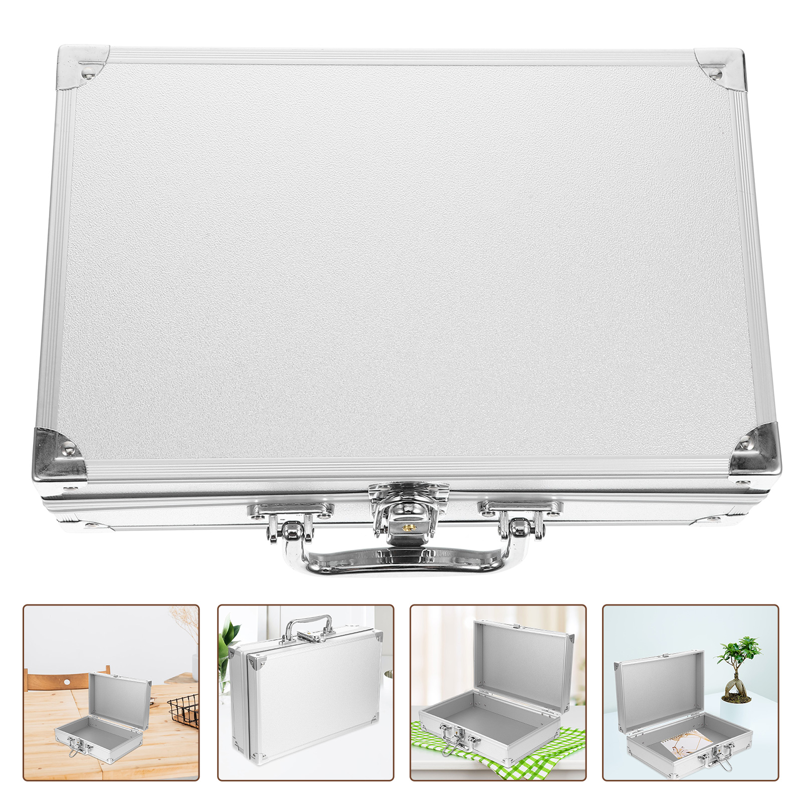 DIAEDGE Tool Carrying Case With Lock Emergency Kit Laptop Storage Case ...