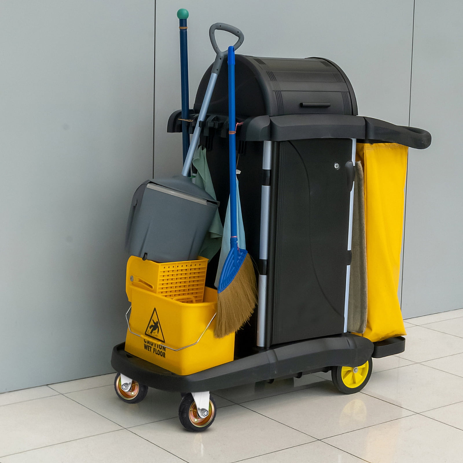 DIAEDGE Trolley Caster Wheel Supermarket Trolley Caster Wheel Cart ...