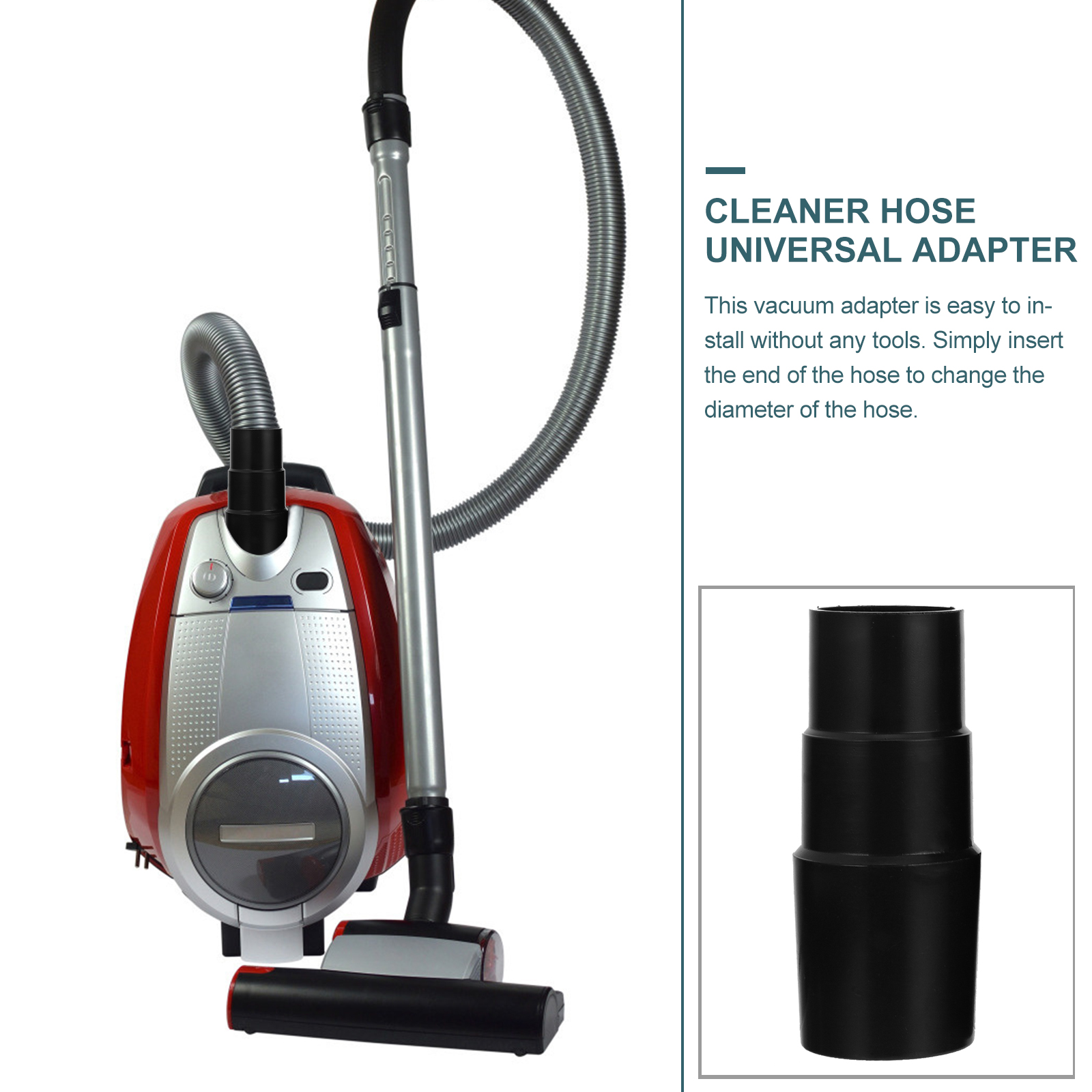 DIAEDGE Universal Vacuum Hose Adapter 8pcs Hose Reducer Vacuum ...