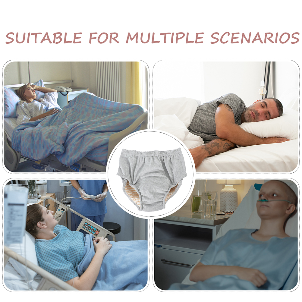 DIAEDGE Urinal Pant Reusable Adult Diaper Nappy Washable Adult Diaper ...