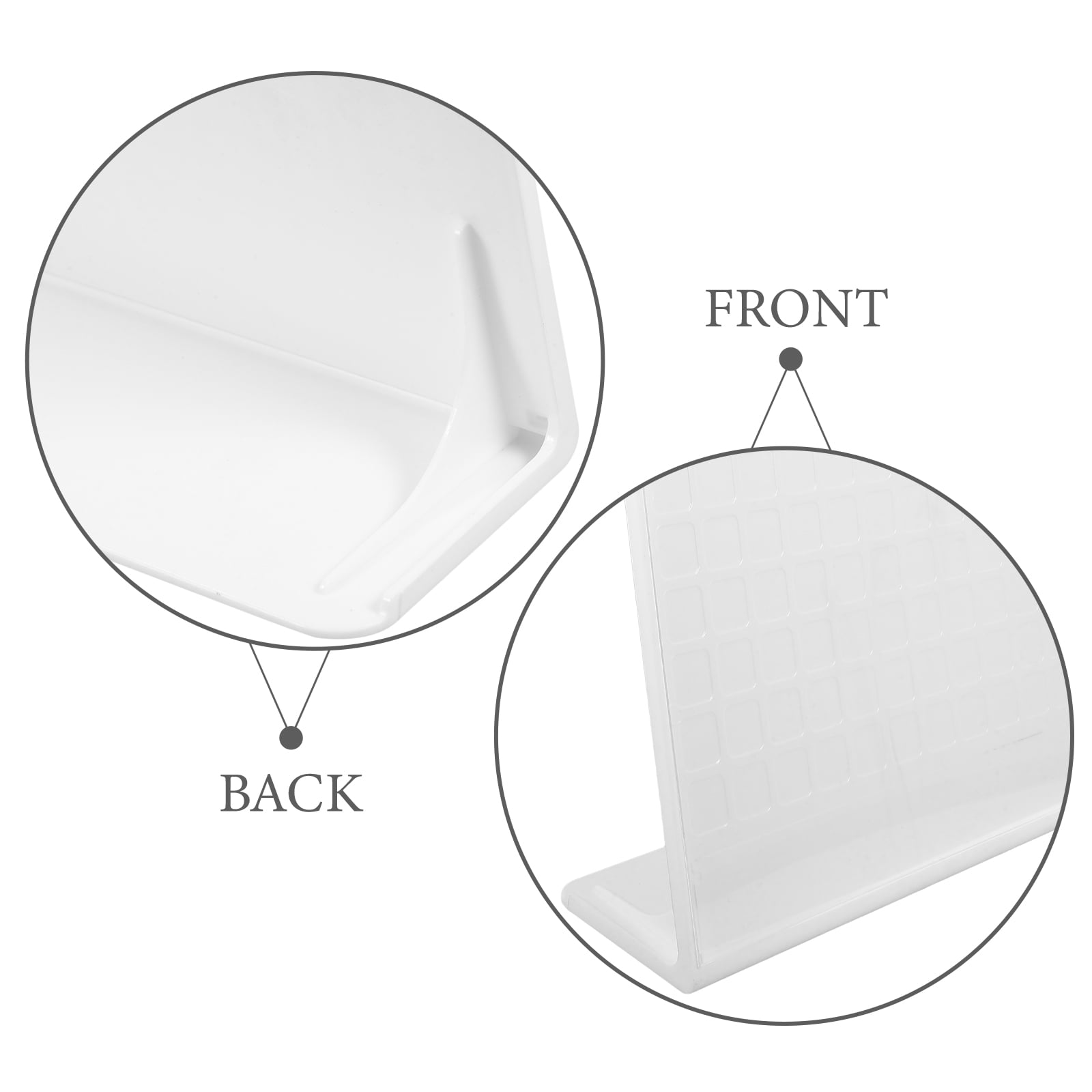 DIAEDGE Versatile L-shaped Acrylic Sign Holder For Office And ...