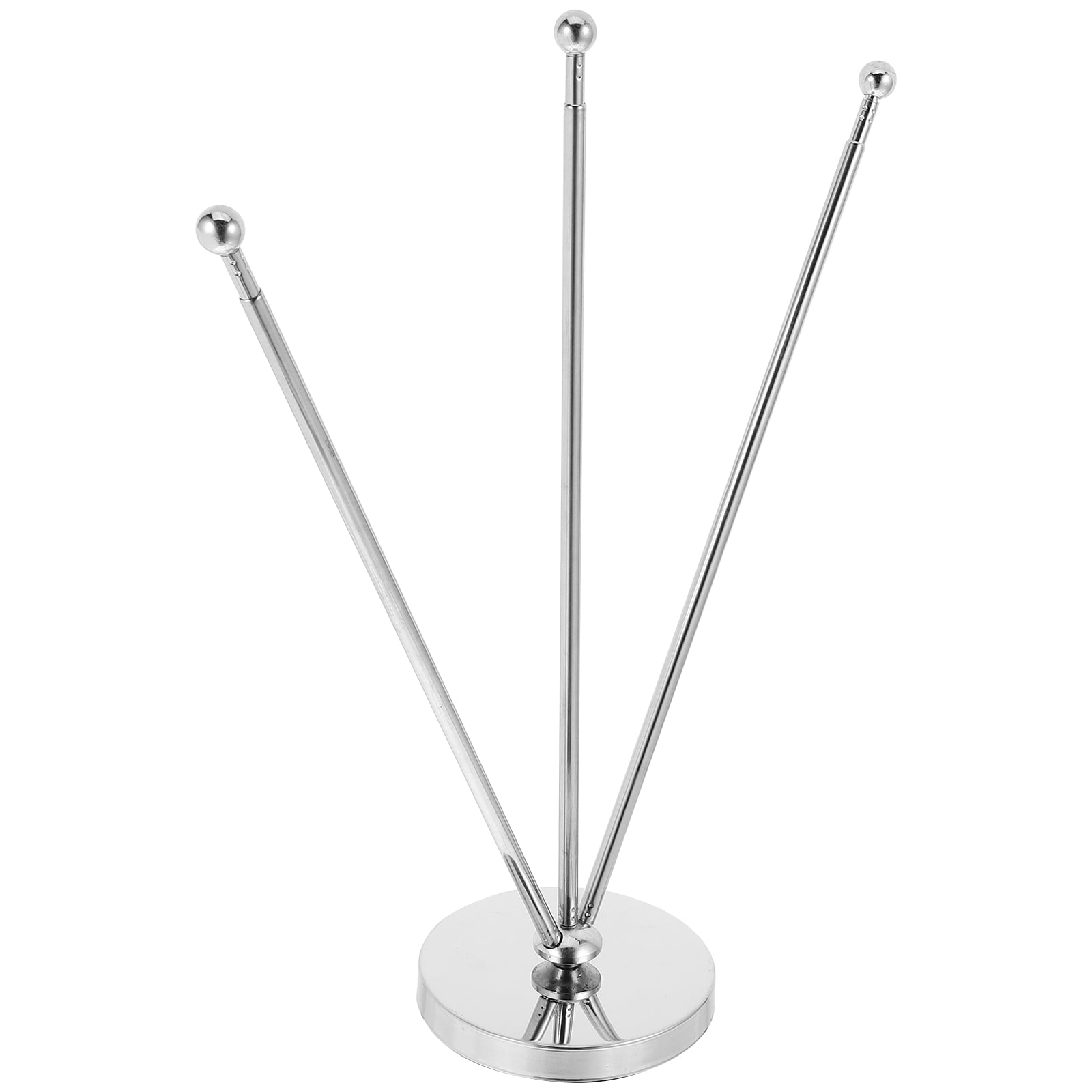 DIAEDGE W Shaped Desk Flag Holder Sturdy Flag Pole Holder Flag Display ...