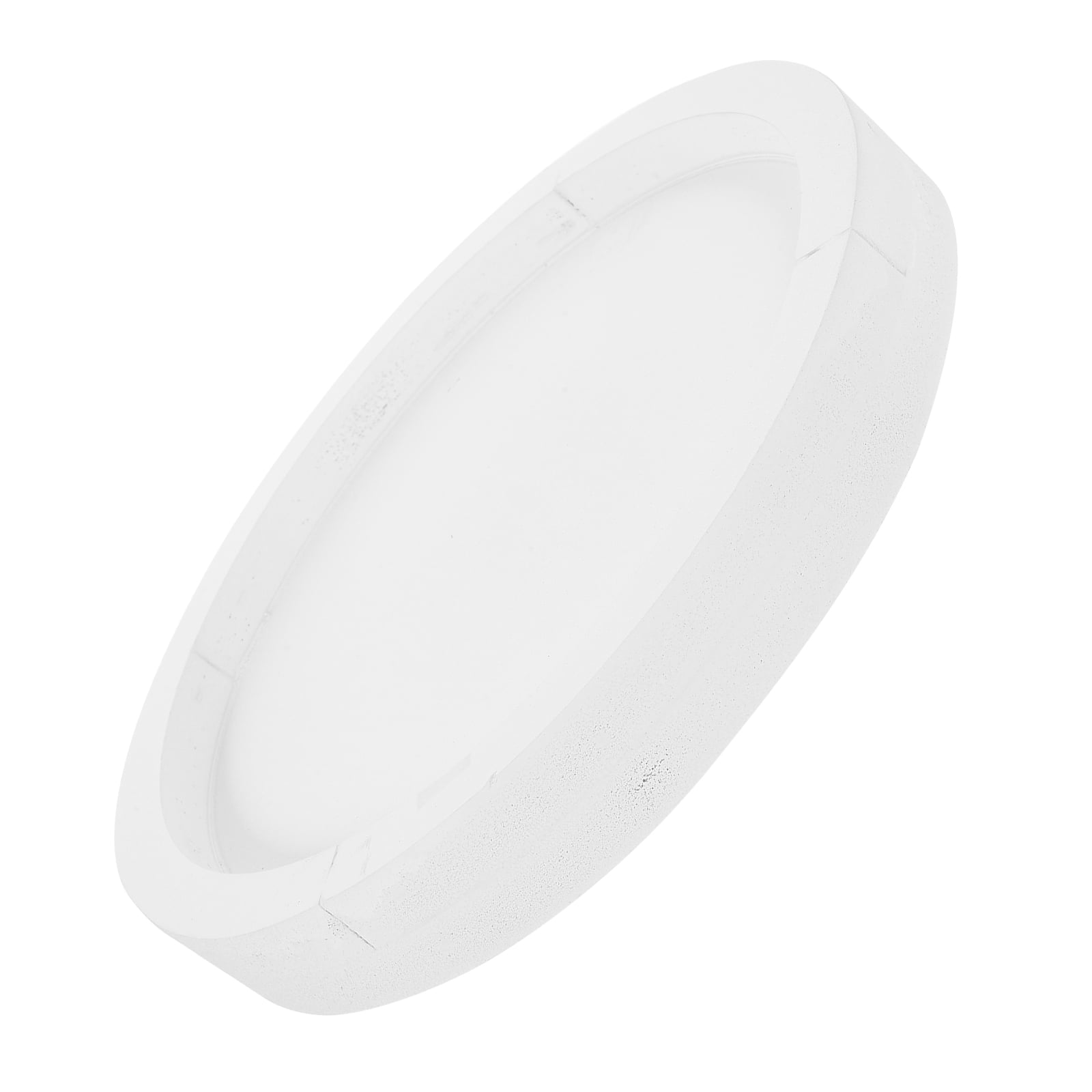 DIAEDGE White Round Planter Tray For Indoor Plants Decorative Water ...