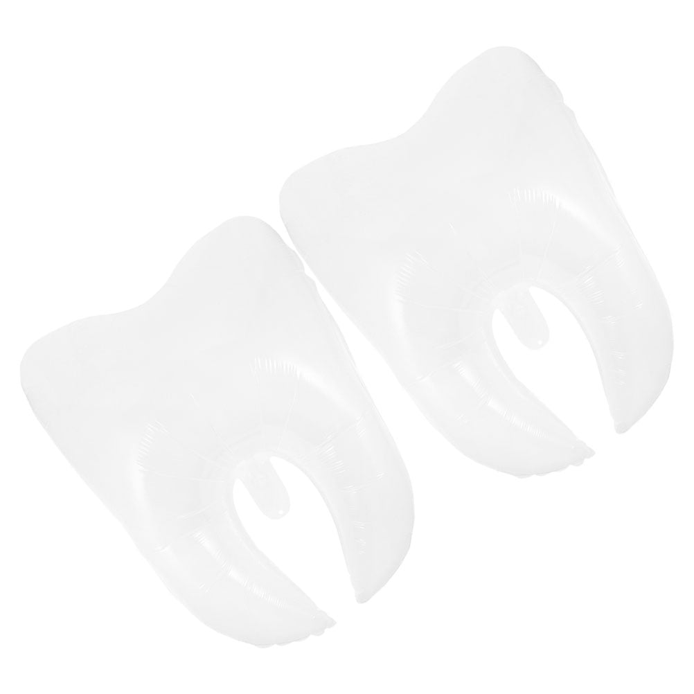 DIAEDGE White Tooth Balloons 2pcs Dental Shaped Balloons Dentist ...
