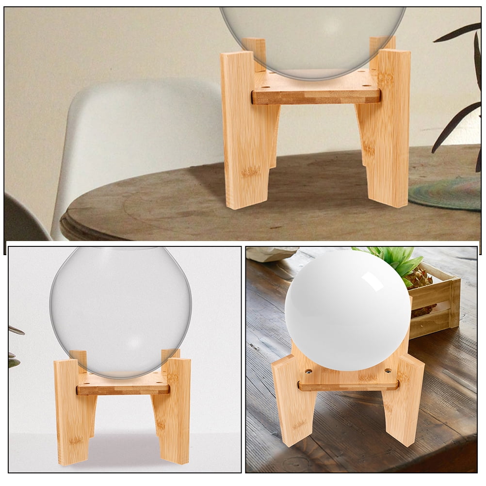 DIAEDGE Wood Plant Stand Wood Flowerpot Stand Wooden Flower Pot Stand ...