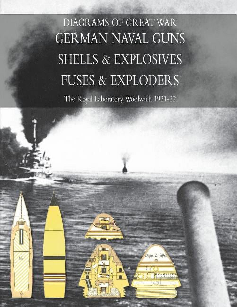 Diagrams of Great War German Naval Guns - Shells & Explosives - Naval ...