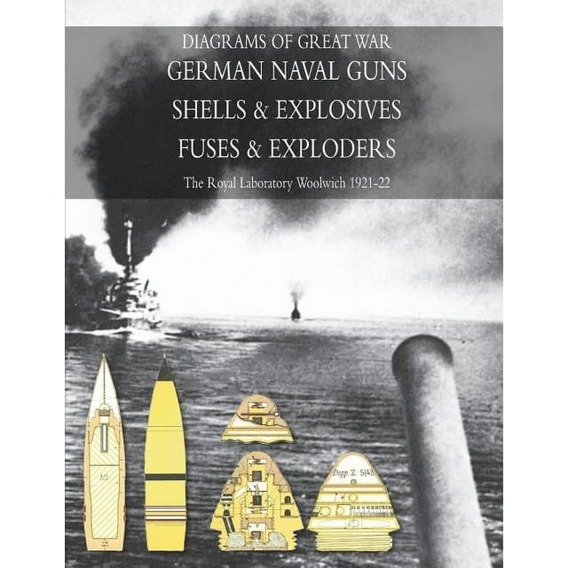 DIAGRAMS OF GREAT WAR GERMAN NAVAL GUNS - SHELLS EXPLOSIVES - NAVAL ...