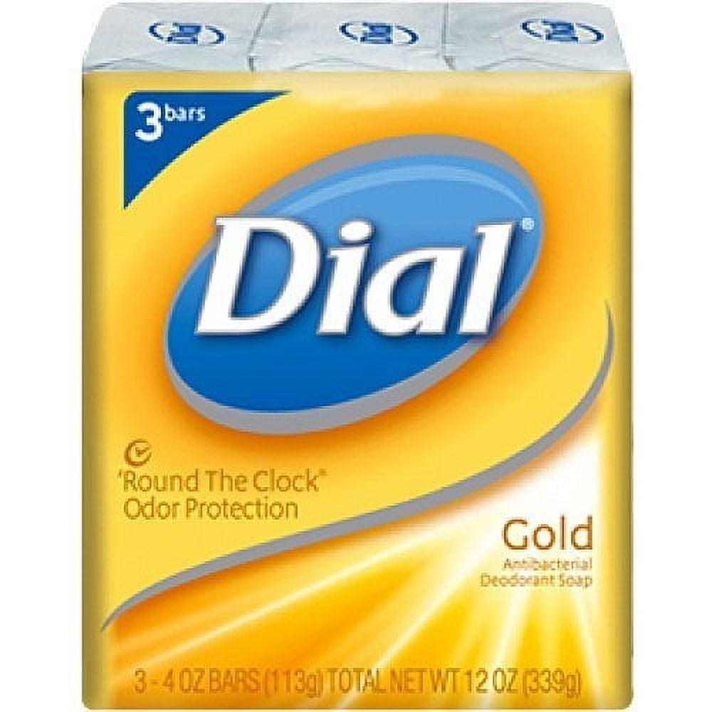 DIAL SOAP BATH GOLD 3X4OZ - Walmart.com