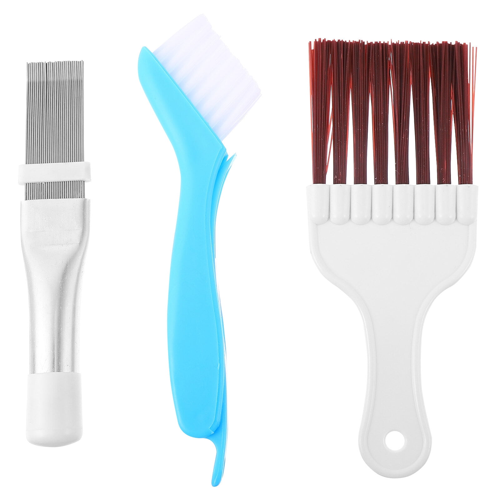 FUEENIRVA Air Conditioner Fin Brush Blue Easy to Clean Home Tool 1Set ...