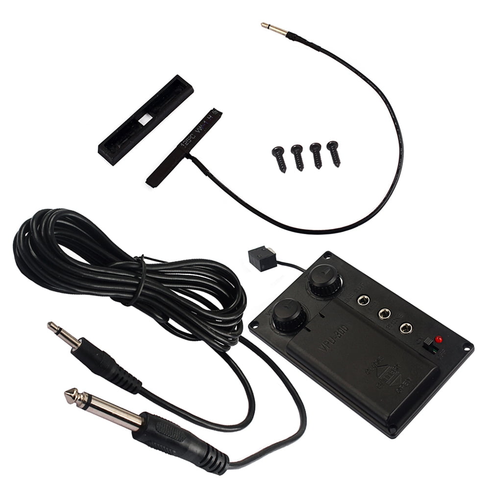 DIALLY 1 Set Violin Equalizer Mute Preamp Pickup EQ with Piezo Electric ...