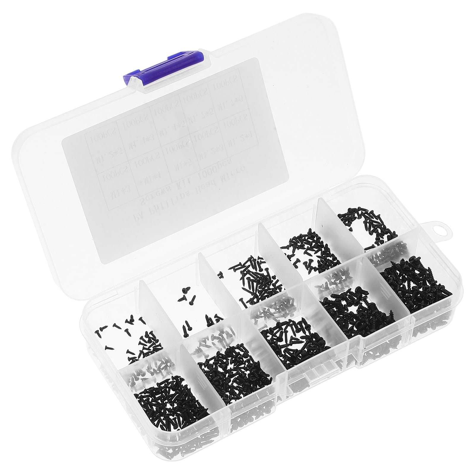 DIALLY 1000pcs Male Female Nylon Spacer Self- Screws Screw Nut Pillar ...