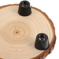 FUEENIRVA 2-Pack Natural Wood Flowerpot Stand Base for Balcony, Patio ...