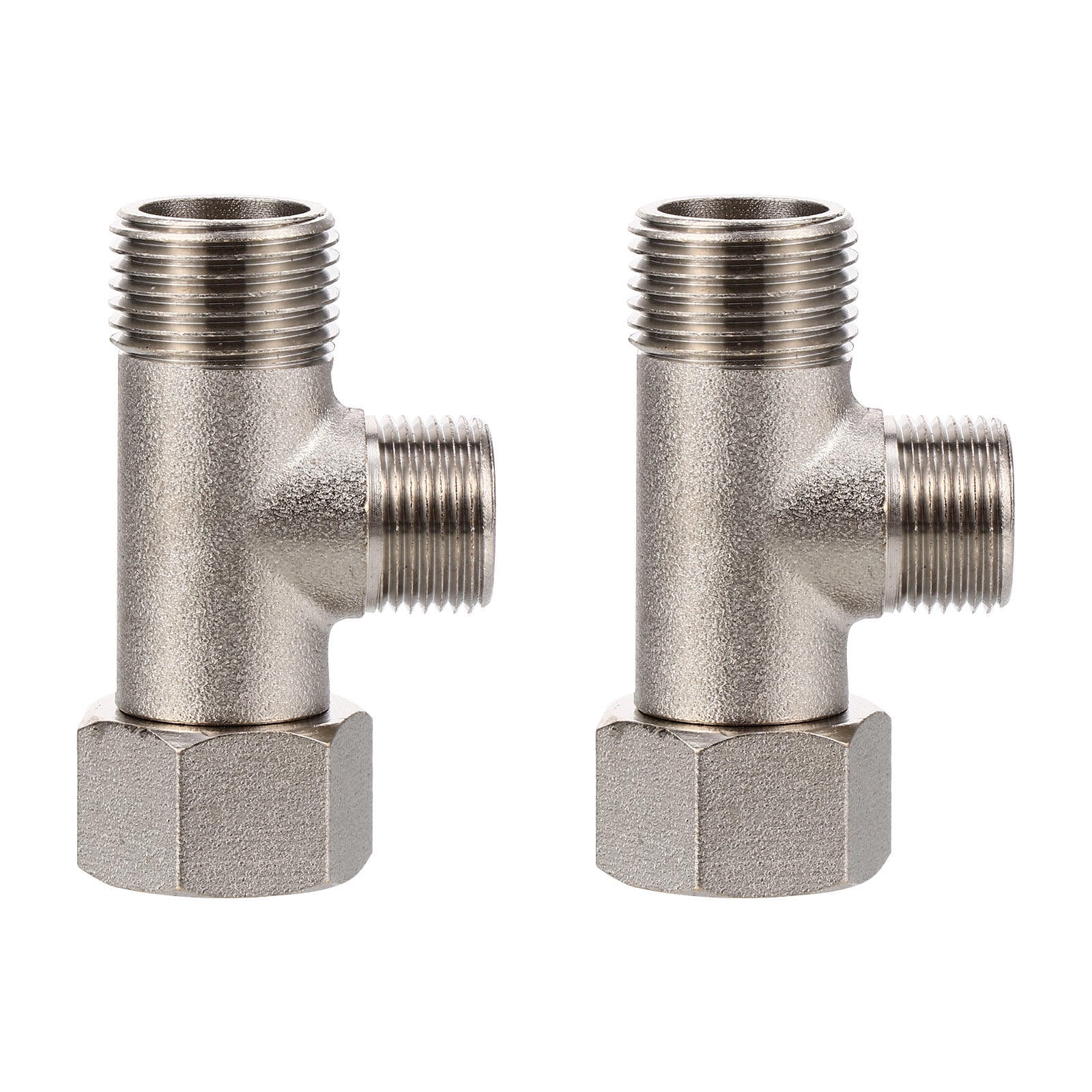 DIALLY 2pcs 3-head Hose Fitting Tee T Shape Adapter Connector for ...