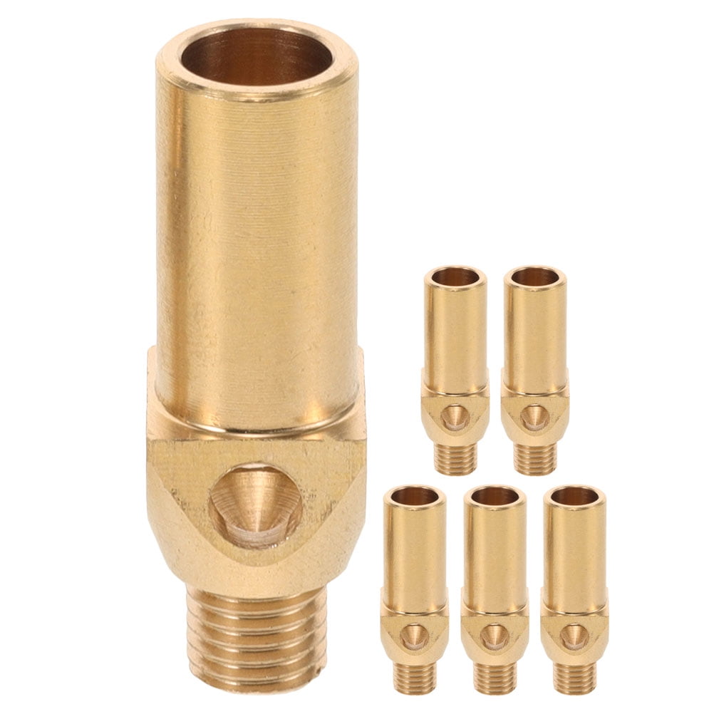 6pcs Brass Propane Gas Jet Nozzles for and Gas Burners Patio Heaters ...