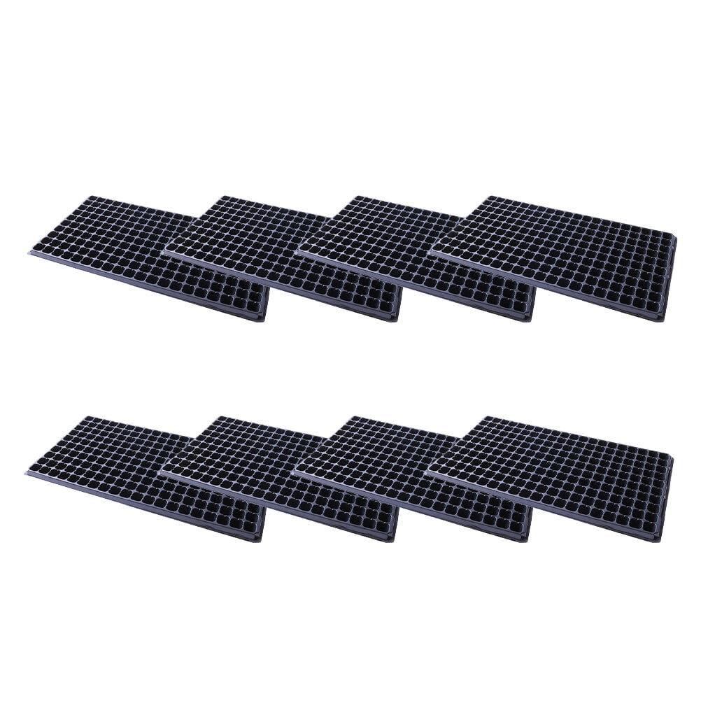 DIALLY 8Pcs 200 Cell Plastic Germination Starter Tray Vegetable ...