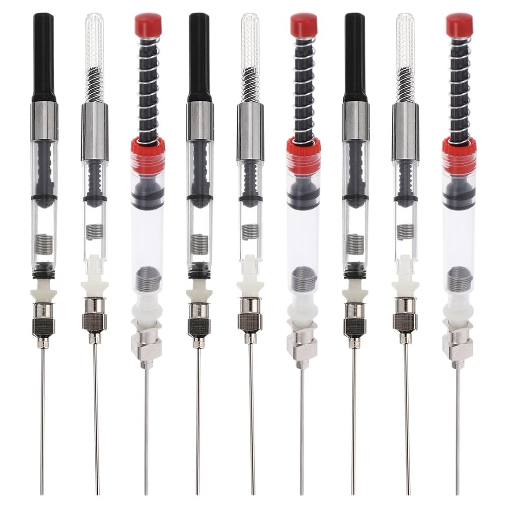 DIALLY 9pcs Refillable Fountain Pen Ink Converter System for 3.4mm and ...