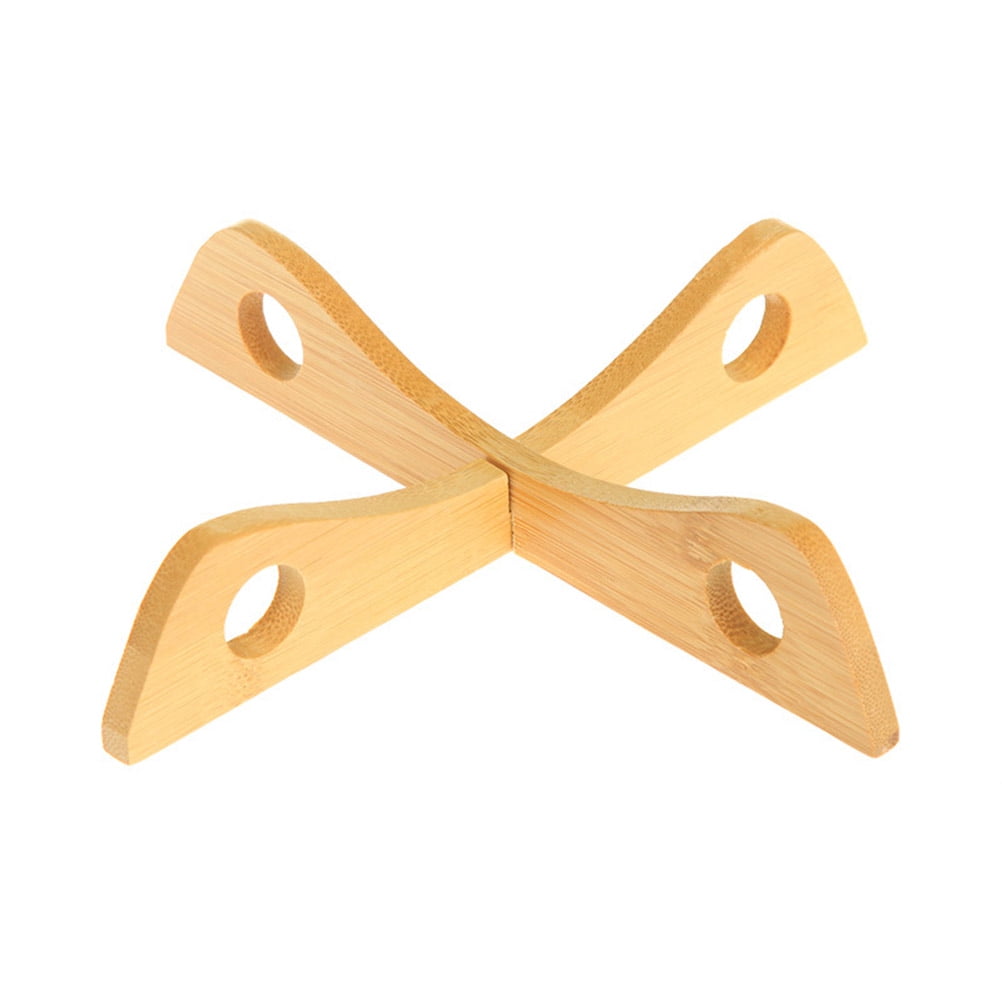 DIALLY Creative Kitchen Rack Shelves Detachable Staggered Form Bamboo ...