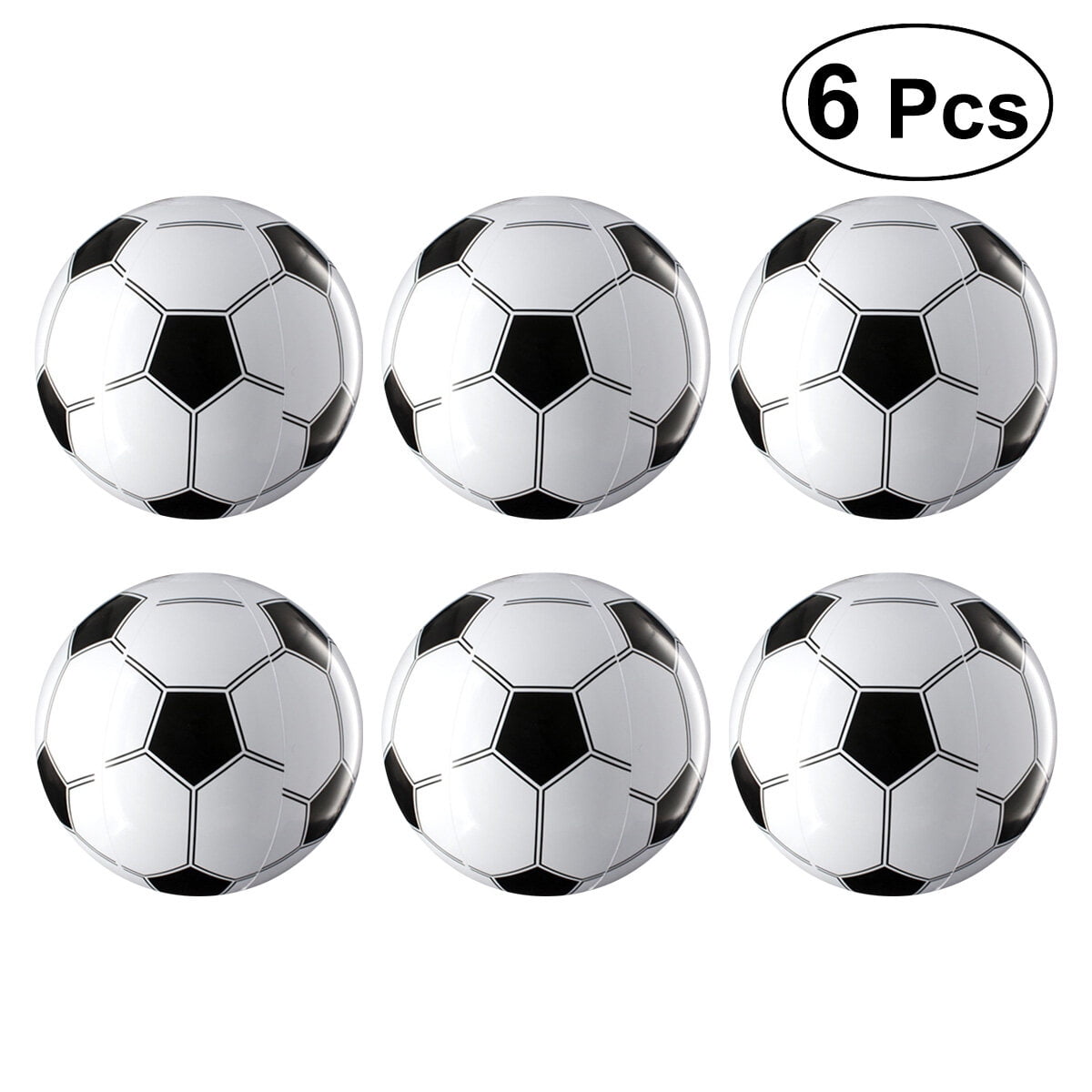 DIALLY Soccer Football Beach Game 6pcs Summer Pool Swimming Party ...