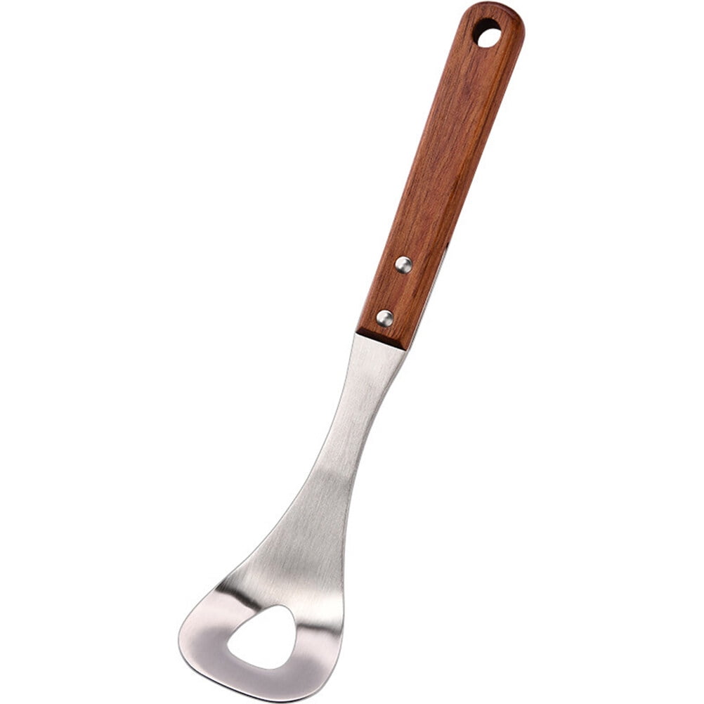 DIALLY Stainless Steel Meatball Spoon Press- Rosewood Handle Non-stick ...
