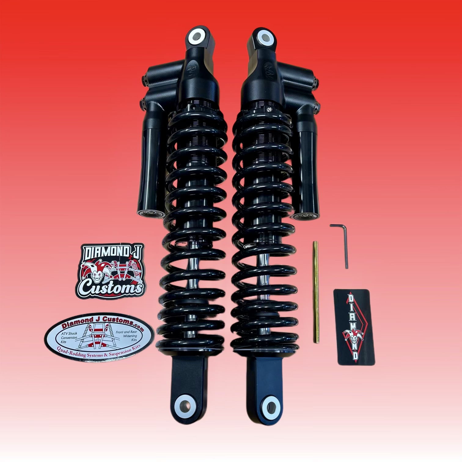 DIAMOND+ 320mm (12.5") Machined Shocks - Harley-Davidson Fat Bob ...