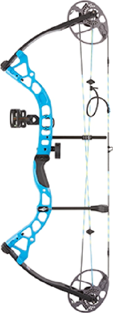 DIAMOND ARCHERY Prism 5-55lb Left Hand Electric Blue Compound Bow ...