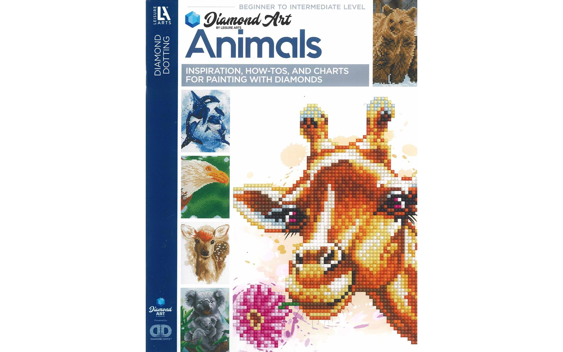 Diamond Art By Leisure Arts Animals Painting Chart And Idea Diamond ...