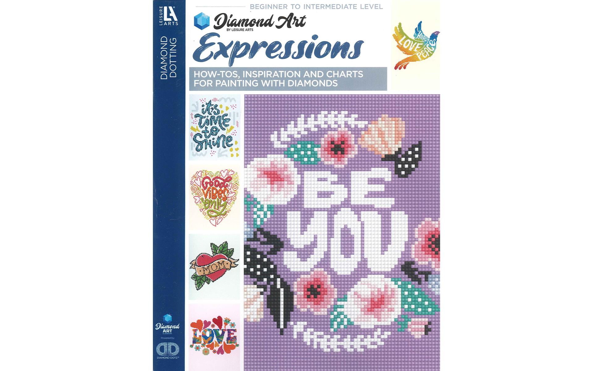 Diamond Art By Leisure Arts Expressions Painting Chart And Idea Diamond ...