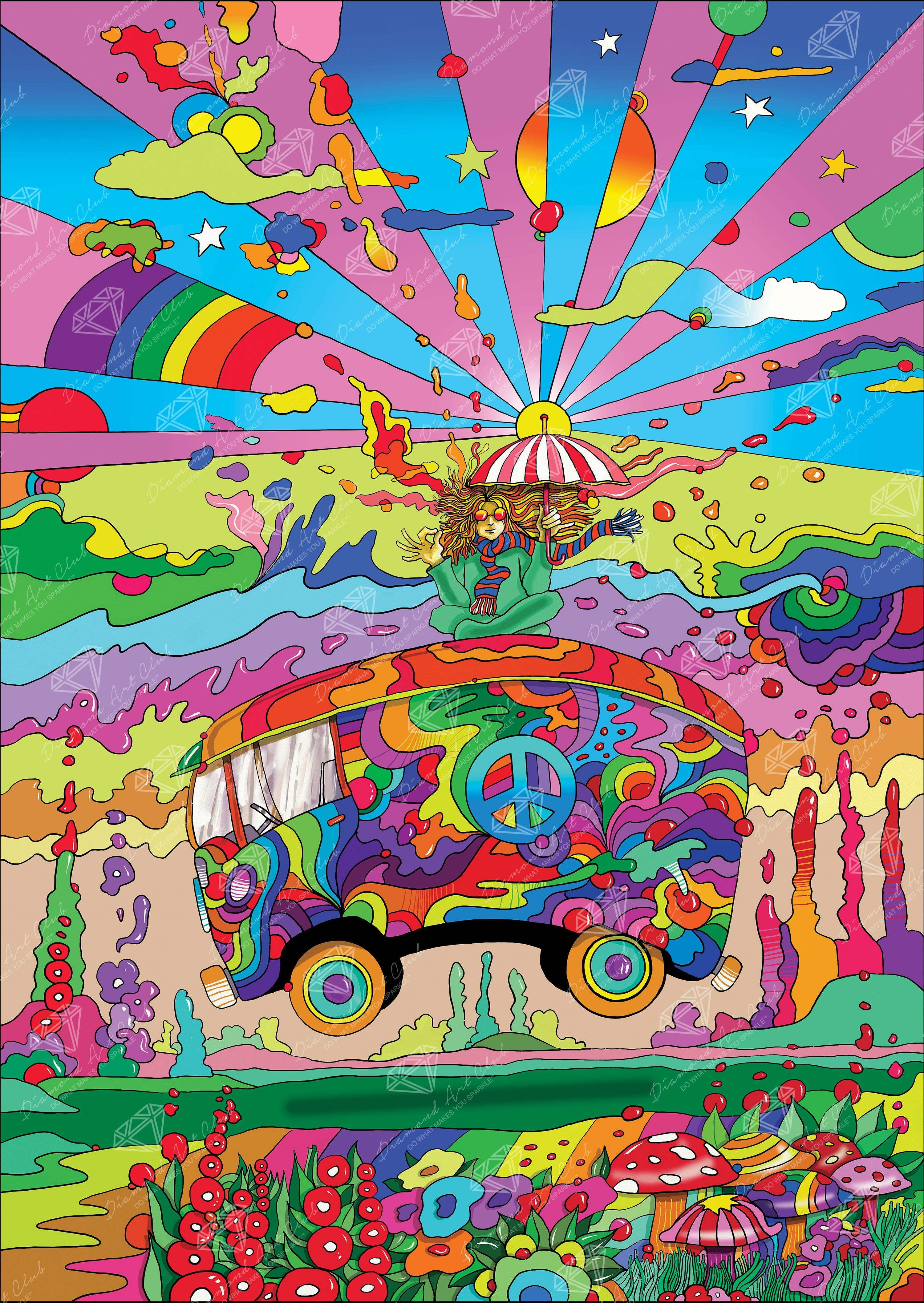 DIAMOND ART CLUB Magic Bus Diamond Painting Kit - Walmart.com