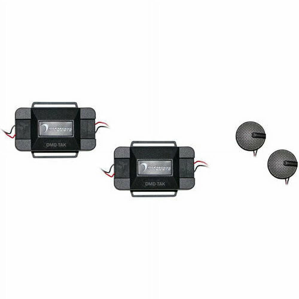 DIAMOND AUDIO® DMDTAK 1" SILK DOME CAR TWEETER ADD-ON KIT w/ PASSIVE ...