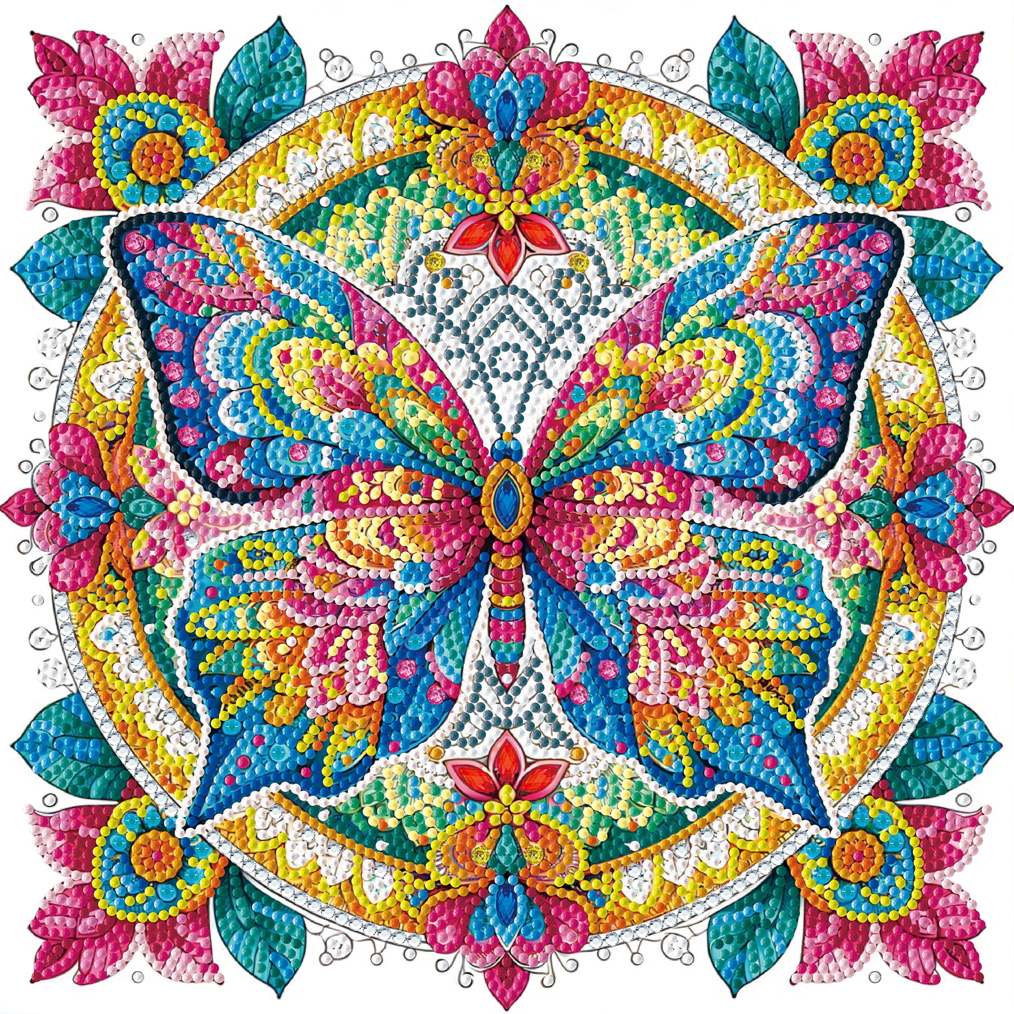 DIAMOND DOTZ® Butterfly Mandala Special Edition Diamond Painting Kit ...