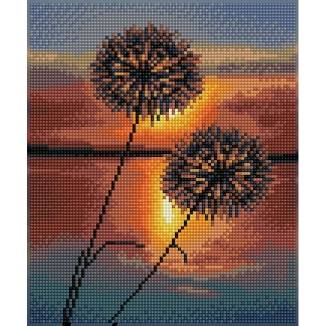 DIAMOND DOTZ® Evening Lake Special Edition Diamond Painting Kit ...