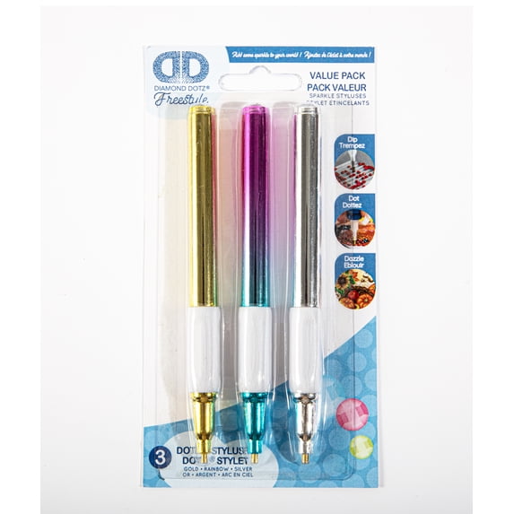 DIAMOND DOTZ® Freestyle Sparkle Ergo Stylus Value Pack - Walmart.com