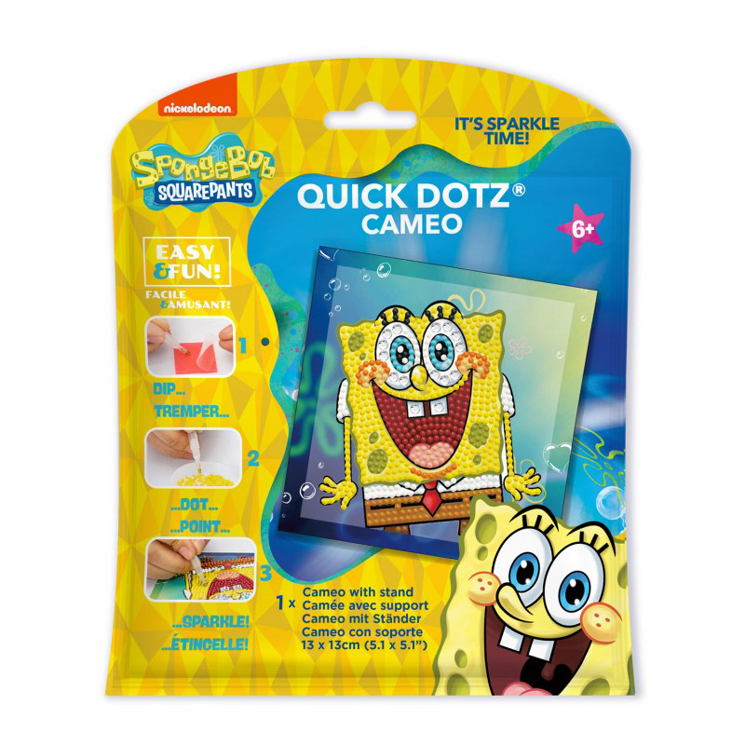 Diamond Dotz Kits - SpongeBob - Surprise, Round Dotz, Partial Drill ...