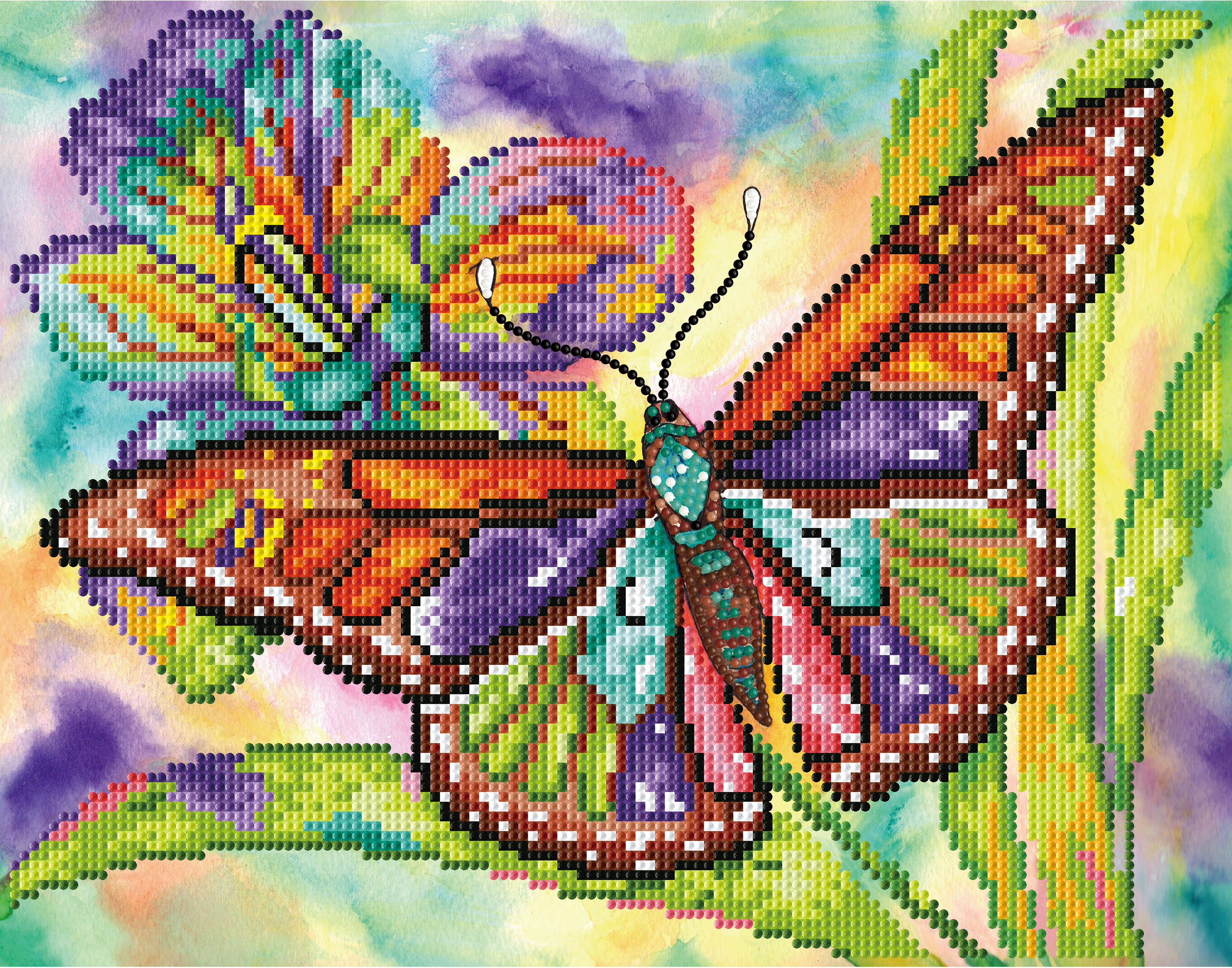 DIAMOND DOTZ® Watercolor Butterfly Special Edition Diamond Painting Kit ...