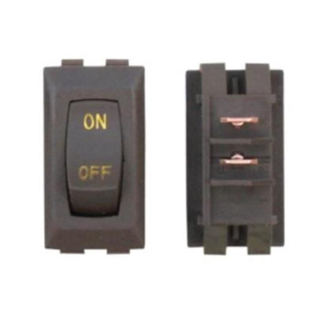 DIAMOND GRP B152U315GC 12V Labeled On & Off Switch - Brown - Walmart.com