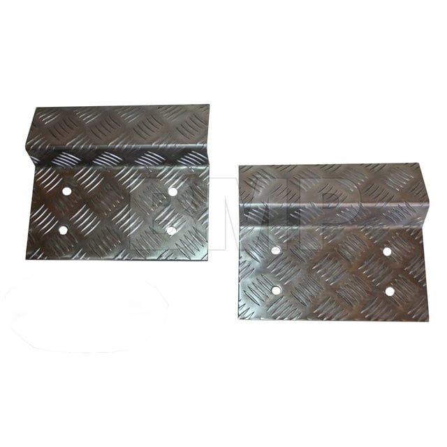 Diamond Plate Aluminum Loading Ramp End Kit Truck Bed Ramp - Walmart ...