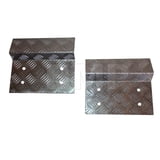 Diamond Plate Aluminum Loading Ramp End Kit Truck Bed Ramp - Walmart.com