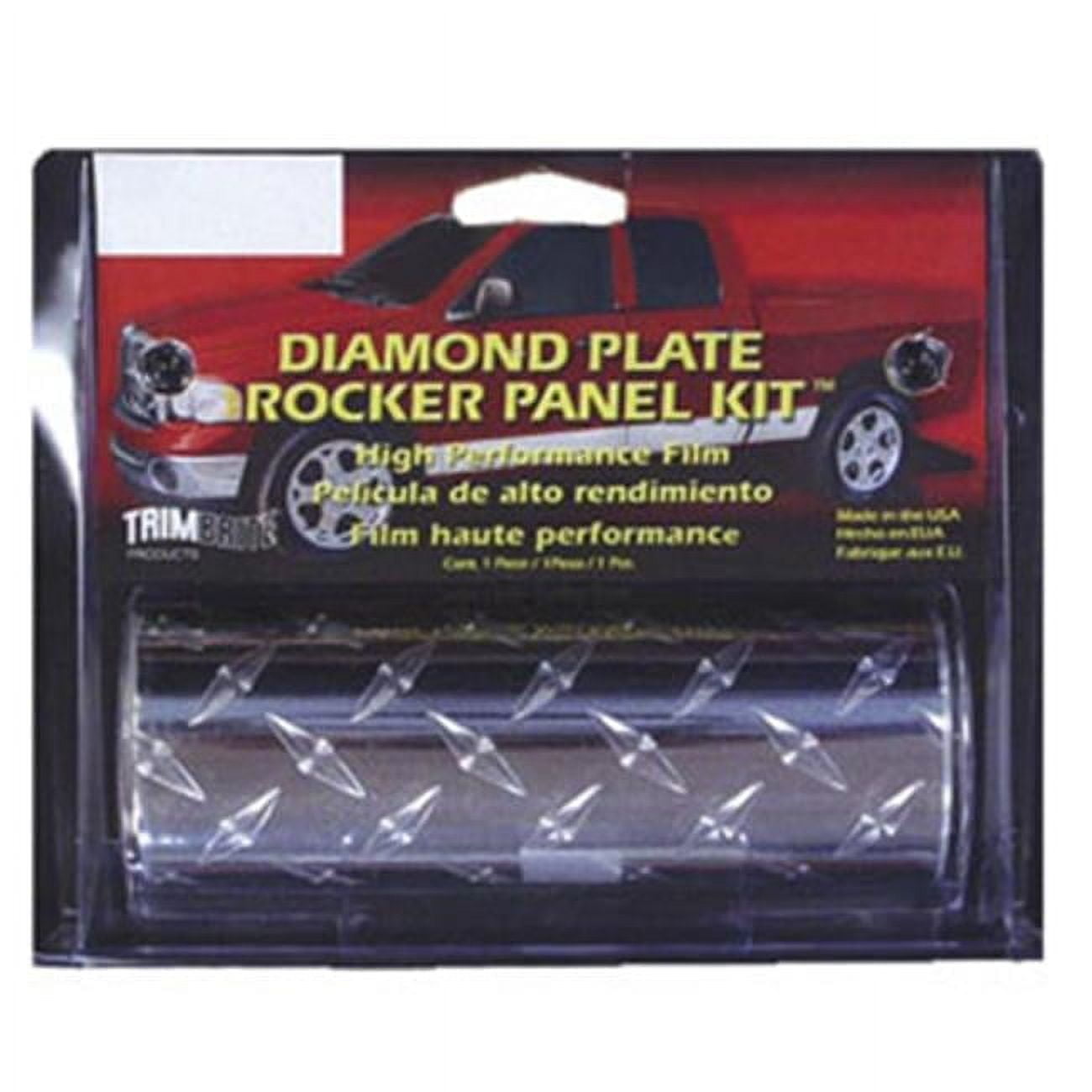 Olympian Athletics Easy Apply Vinyl Diamond Plate Rocker Kit 5 7xv8 in ...